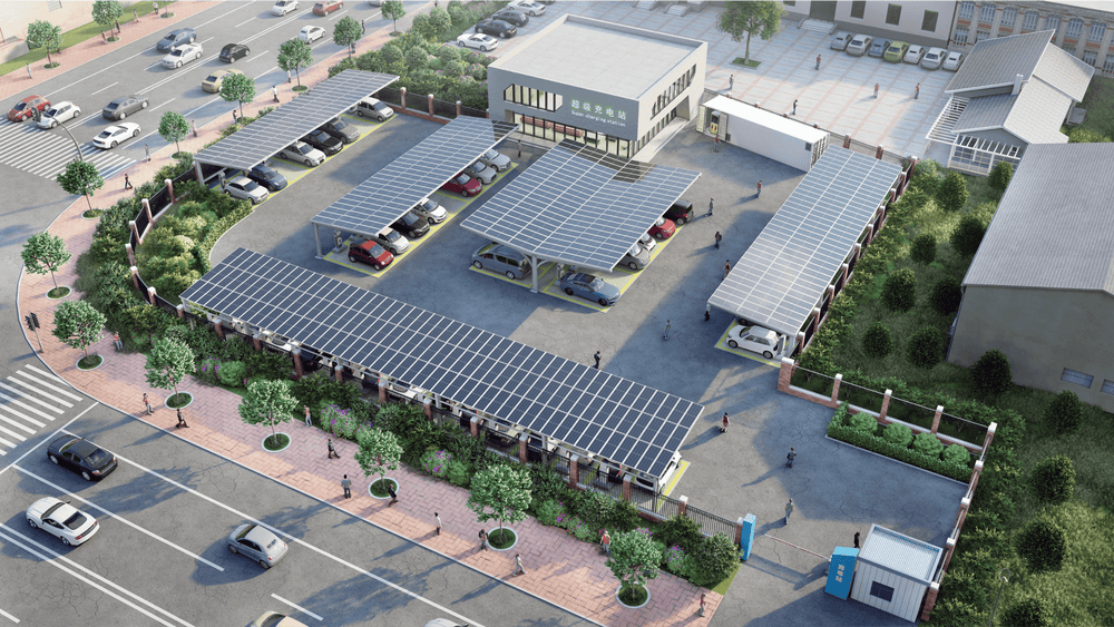 Solar Carport - Commercial Solar Carports | Brisbane | UV Power
