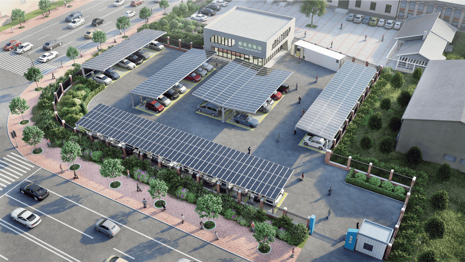 Solar Carport - Commercial Solar Carports | Brisbane | UV Power